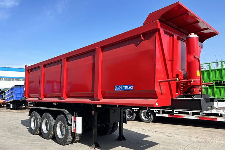 3 Axle Tipper Semi Tipping Trailer Price for Sale in Tanzania