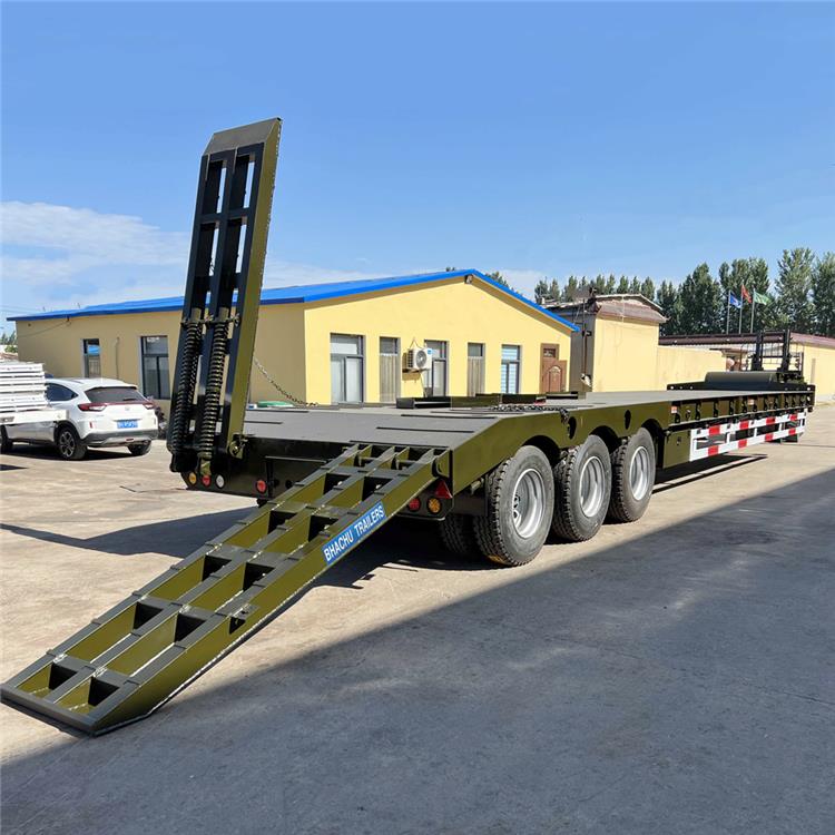 Tri Axle 80 Ton Low Bed Truck Trailer for Sale | Bhachu Trailers Kenya ...