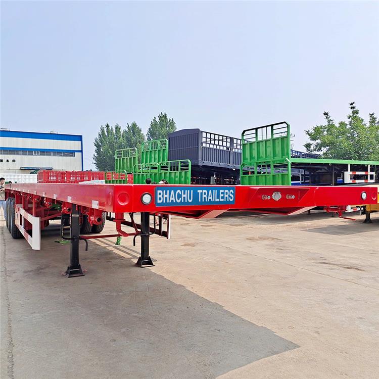 Tri Axle 40ft Flatbed Trailer for Sale in Kenya | Bhachu Trailer for Sale