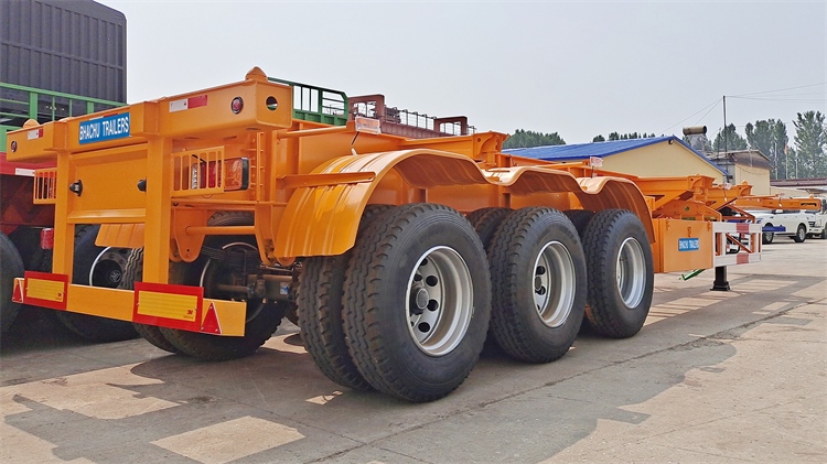 Bhachu Skeletal Container Semi Trailer | Tri Axle 12m Skeletal Trailer for Sale In Kenya