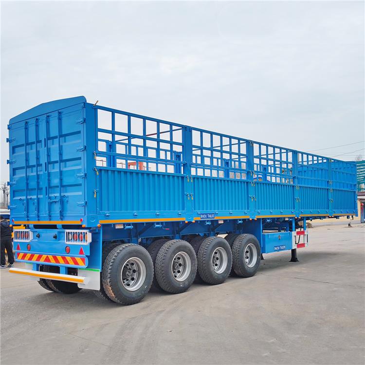 Bhachu 4 Axle 80 Ton Fence Cargo Trailer for Sale In Tanzania - Bhachu ...
