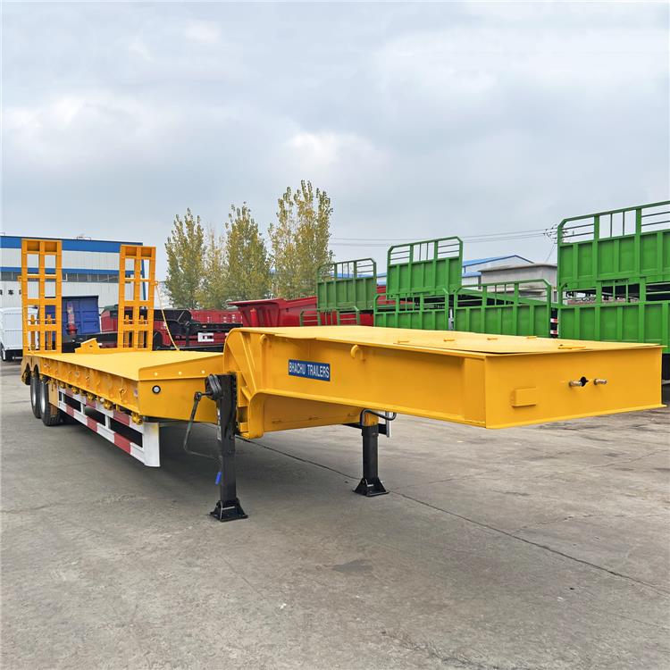 Bhachu 2 Axle Low Bed Trailer for Sale In Ghana - Bhachu Trailers for Sale
