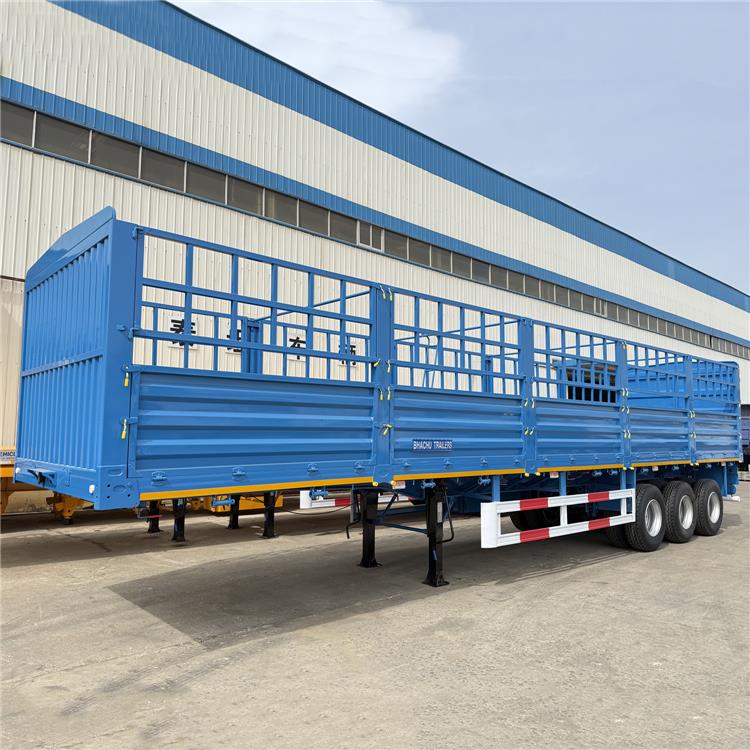 3 Axle 60 Ton Fence Cargo Trailer for Sale In Kenya